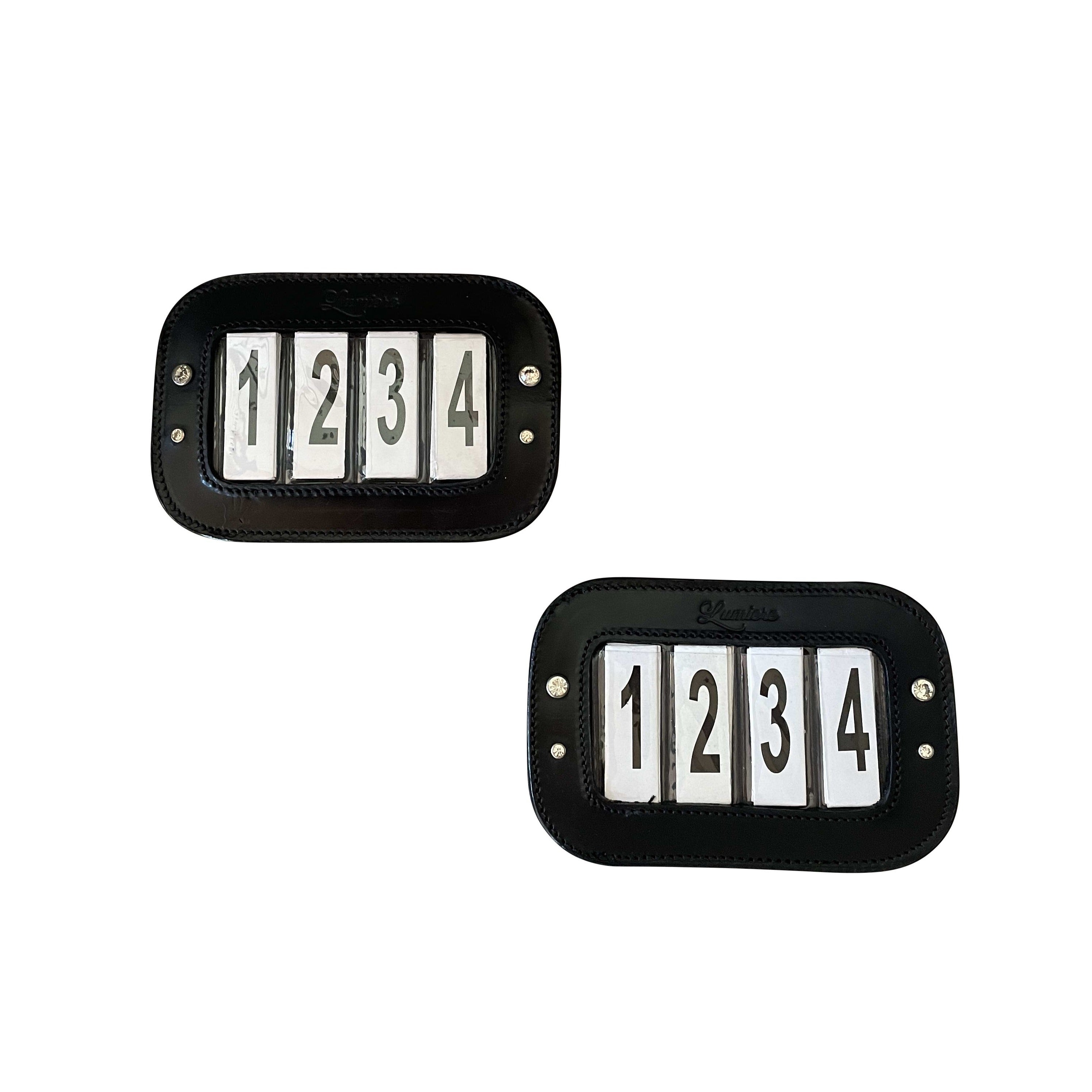 Bridle Numbers (4 Numbers)- Bling